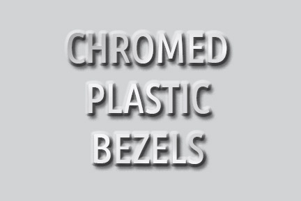 Chromed Plastic Bezels - Dieter's Accessories